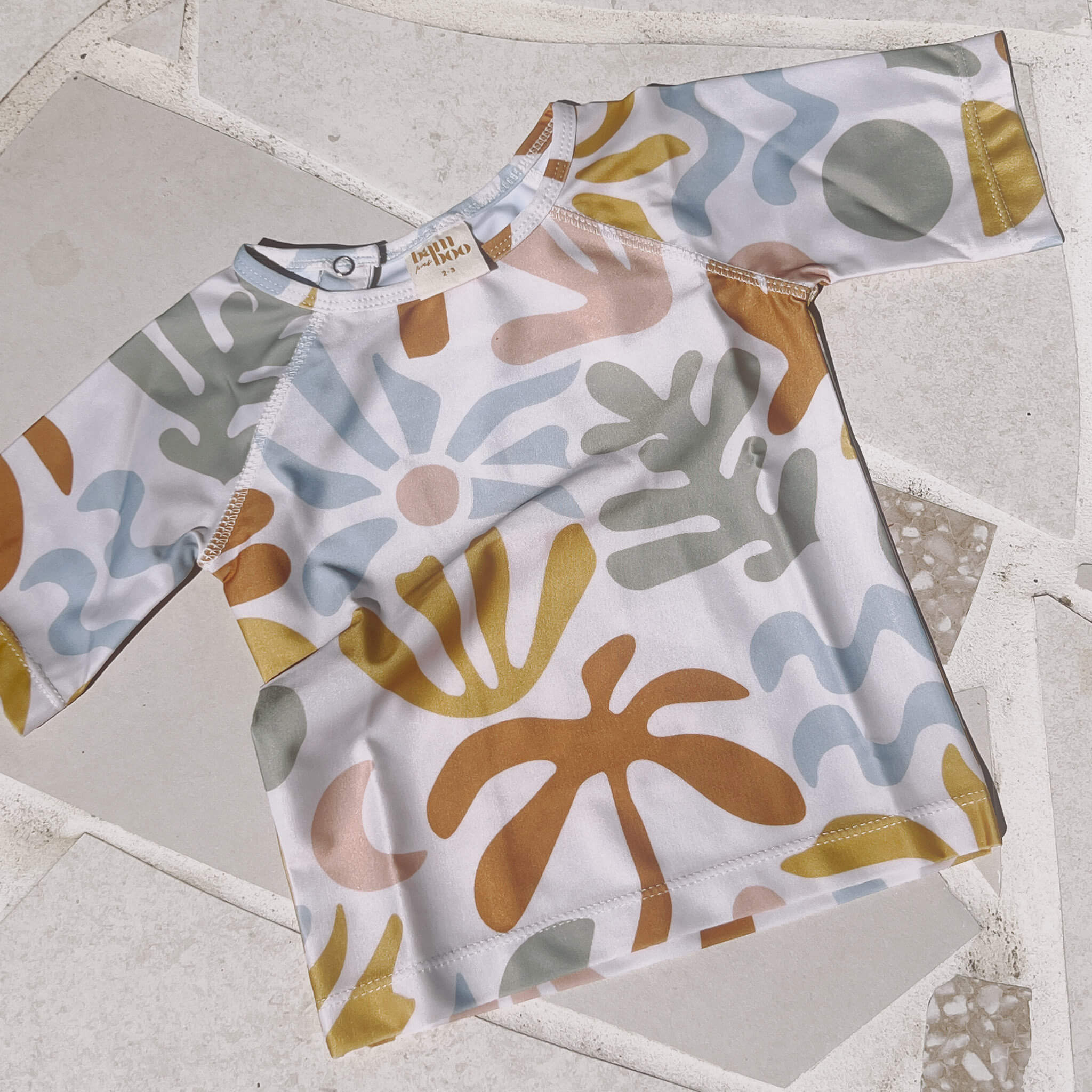 Tropicana Rashie | eco-friendly kids swimwear Australia – Bam Loves Boo