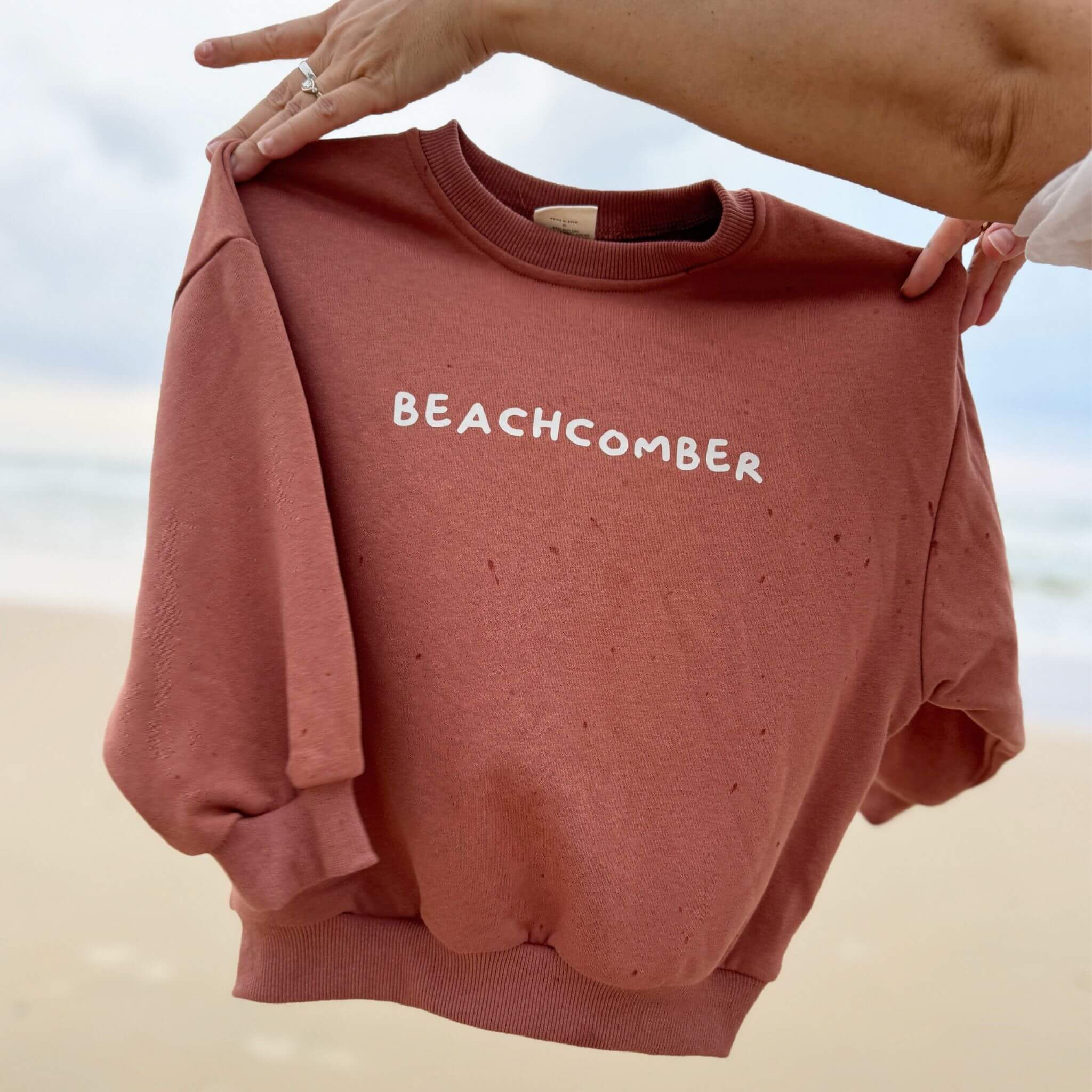 Beachcomber Jumper | Kids Clay sweater organic cotton | Bam Loves Boo