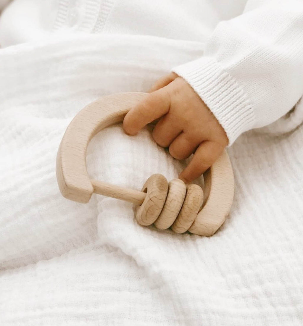 Wooden Rattle – Bam Loves Boo